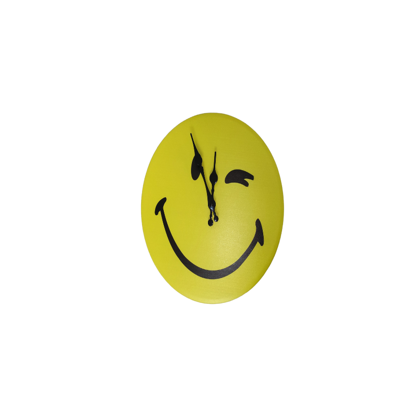 Metal Wall Clock - SMILEY – Payless Lifestyle