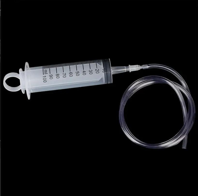 Transparent Syringe, 100ml (With approx. 45cm Feeding Tube) – Payless ...