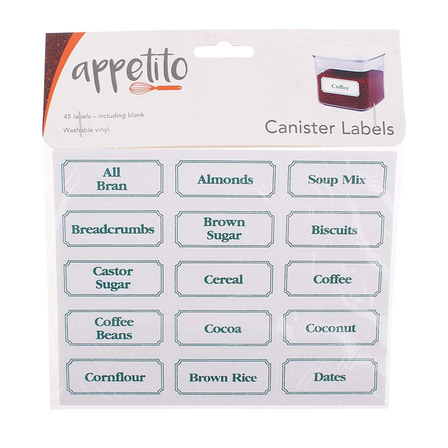 Cannister Labels, Pack of 45 – Payless Lifestyle