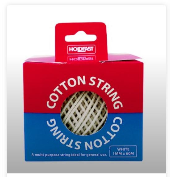 Holdfast Cotton String 1mm x 60m Natural – Payless Lifestyle
