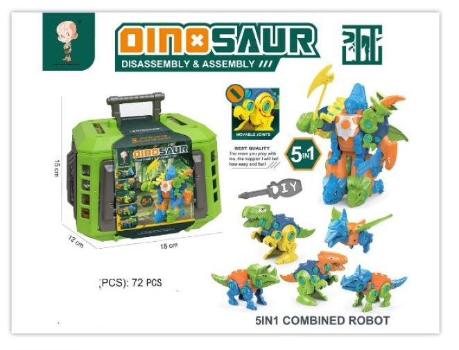 DIY Dinosaur 5n1 72PcsH – Payless Lifestyle