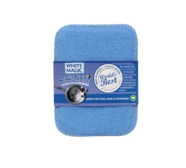 White Magic Scrubtastic Foam Pot Scrubber – Payless Lifestyle