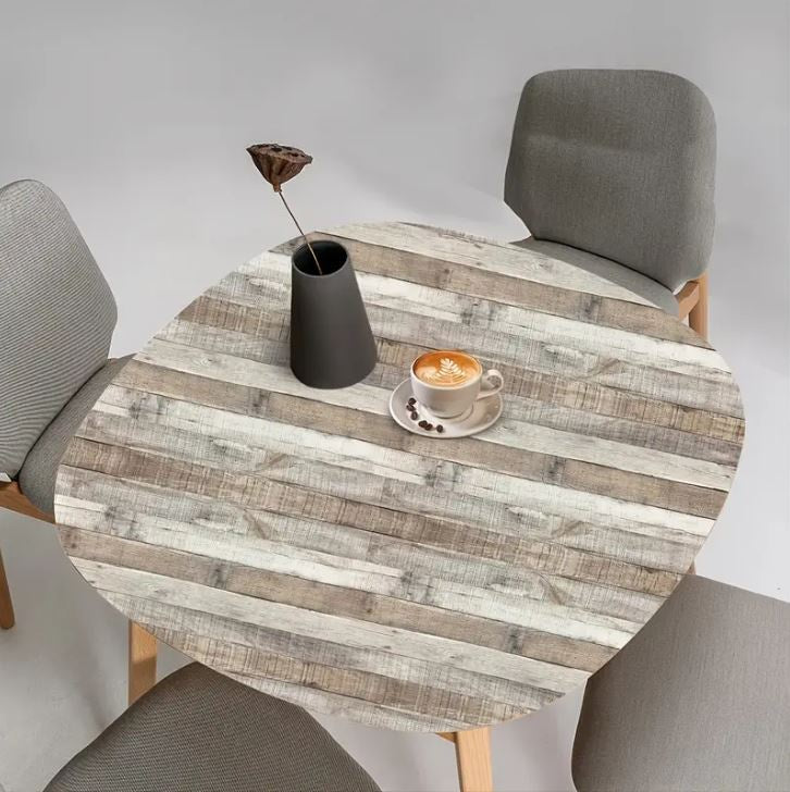 Self-Adhesive PVC Wall Paper/ Cupboard Liner, Natural Grey Wood, 45cm ...